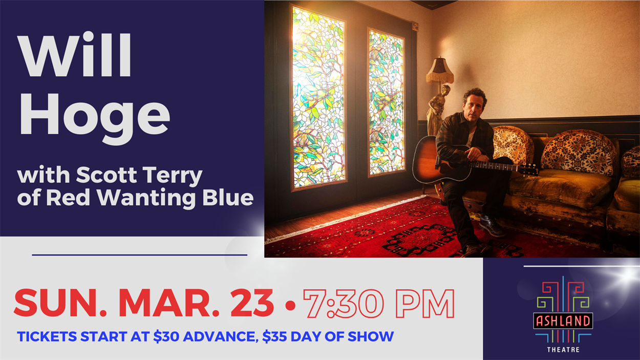 Ashland Theatre - Will Hoge