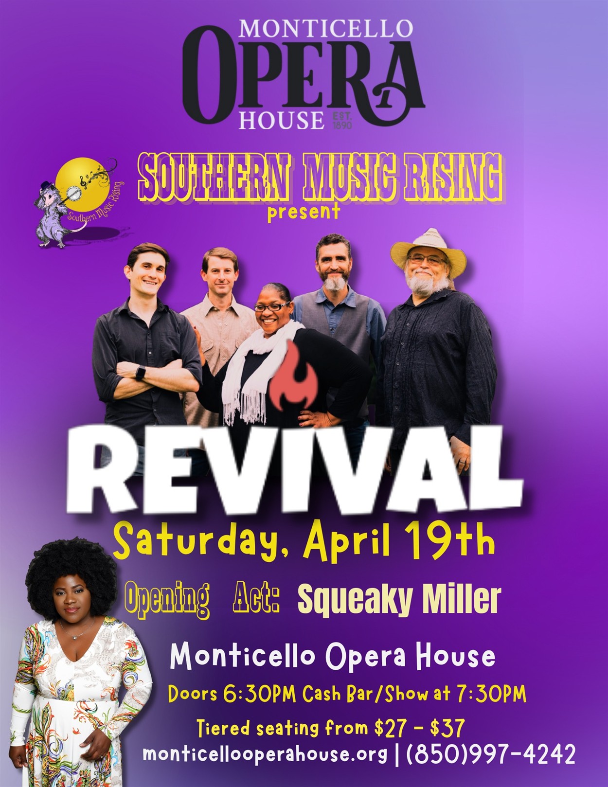 Monticello Opera House - Revival in Concert