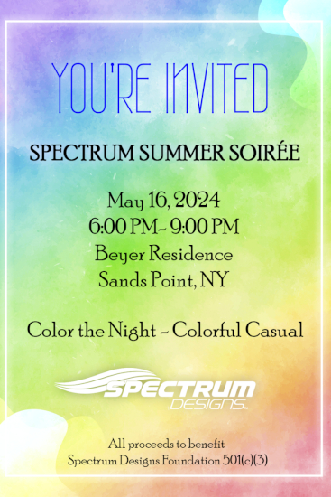 Spectrum Designs Foundation - SPECTRUM SUMMER SOIRÉE